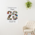 Graduation Class of 2026 Number 26 Photo Collage Foam Board | Zazzle