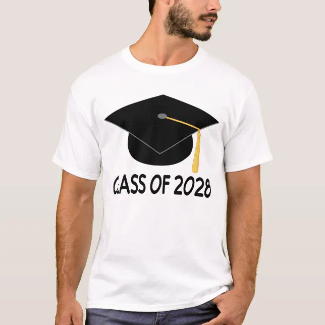 Graduation Class of 2028 T-Shirt | Zazzle
