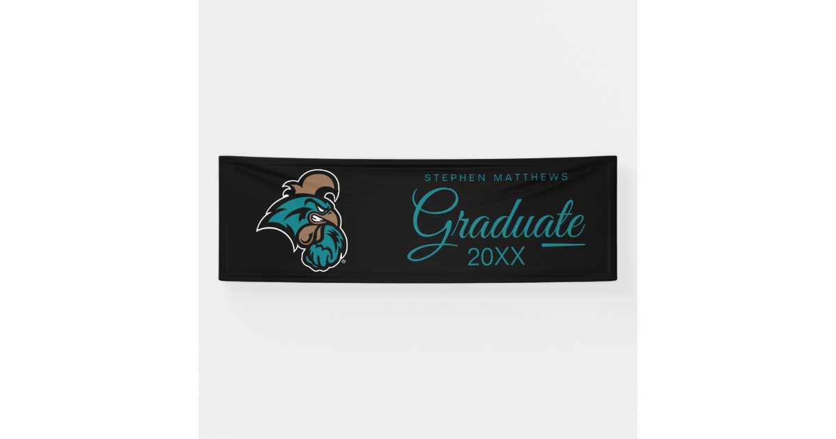 Graduation Coastal Carolina Banner | Zazzle