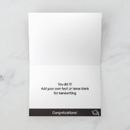 Graduation Congrats Grad Chalkboard Card | Zazzle