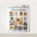 Graduation Congrats Large Photo Collage Backdrop | Zazzle