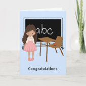 Graduation Congratulations Card from Kindergarten. | Zazzle