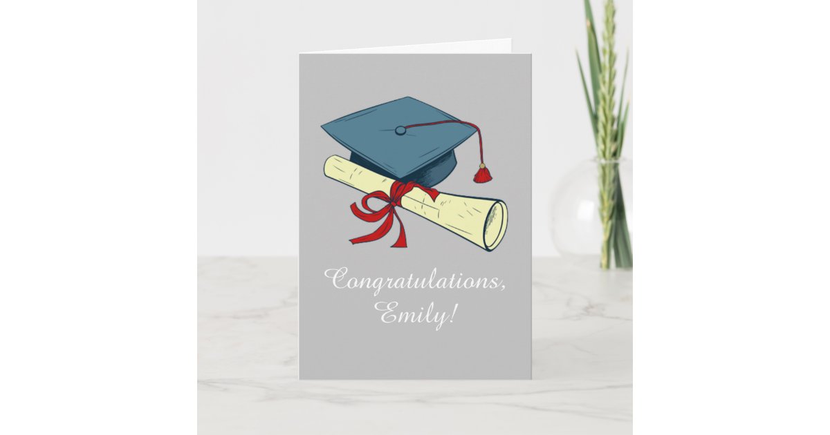Graduation Congratulations Classic Card | Zazzle