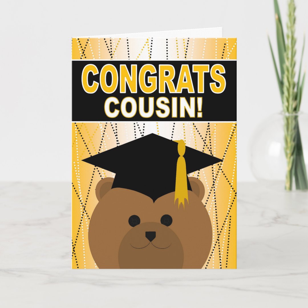 Graduation Congratulations for Cousin Card | Zazzle
