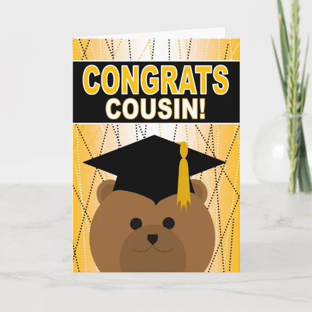 Graduation Congratulations for Cousin Card | Zazzle