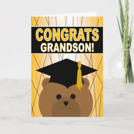 Graduation Congratulations for Grandson Card | Zazzle.com