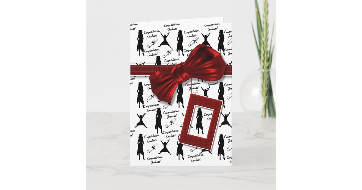 Graduation congratulations for women card | Zazzle