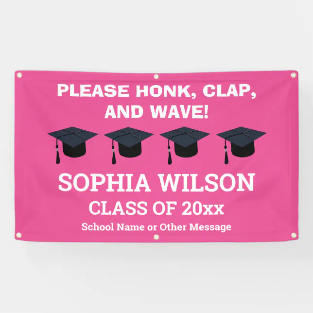 Graduation Congratulations Graduate Coronavirus Banner | Zazzle