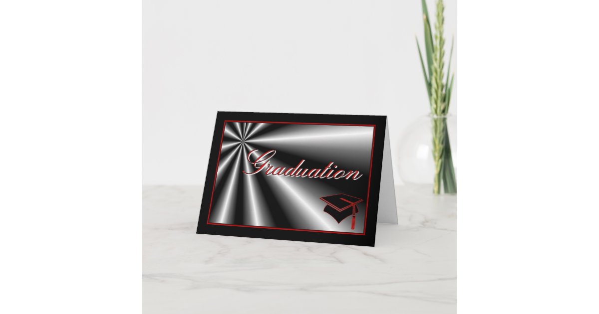 Graduation congratulations graduation cap diploma card | Zazzle
