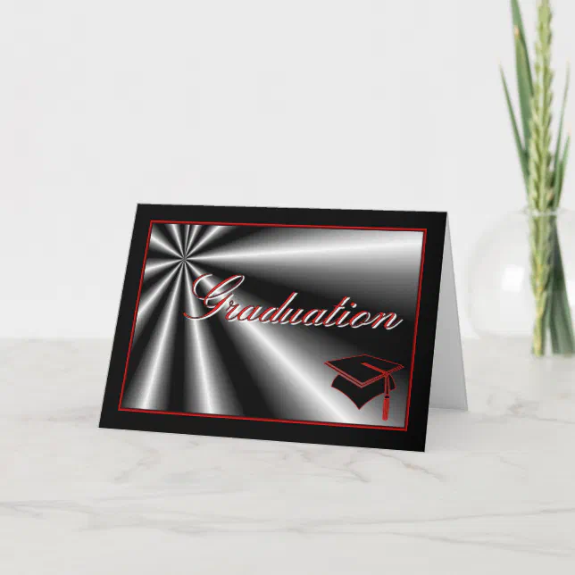 Graduation congratulations graduation cap diploma card | Zazzle