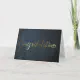 Graduation Congratulations Navy Blue and Gold Card | Zazzle