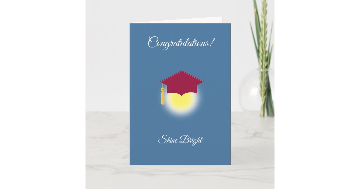 Graduation Congratulations on Award Blue Card | Zazzle