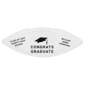 Graduation Congratulations Personalized Football | Zazzle