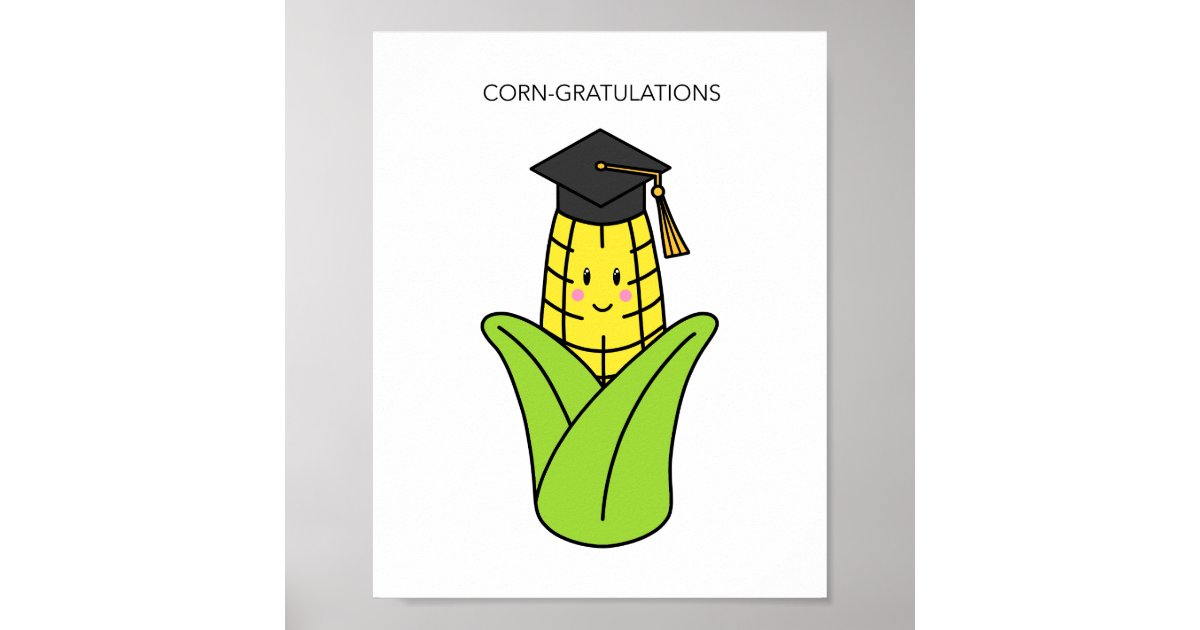 Graduation Congratulations Pun Poster | Zazzle