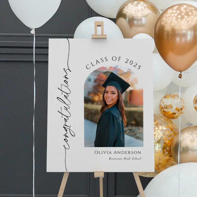 Graduation Congratulations Welcome Foam Board | Zazzle