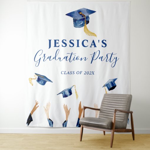 Graduation Custom Backdrop Photo booth | Zazzle