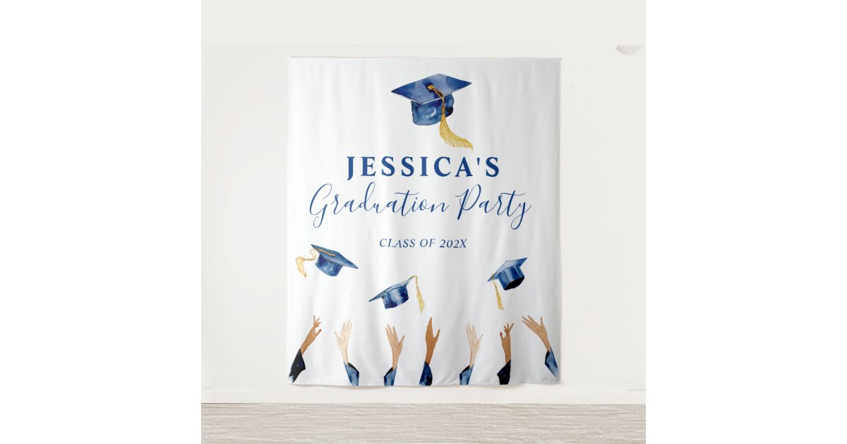 Graduation Custom Backdrop Photo booth | Zazzle