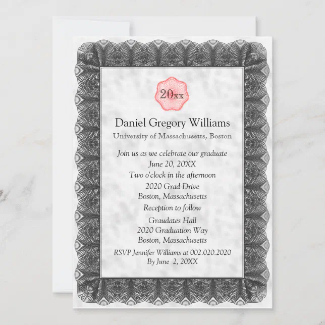 Graduation Custom Invitations | Zazzle