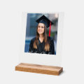 Graduation Custom Name Image Shool Grad Class Acrylic Sign | Zazzle