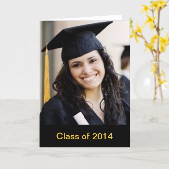 Graduation Custom Photo Greeting Card | Zazzle