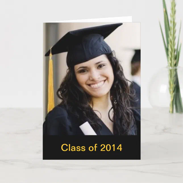 Graduation Custom Photo Greeting Card | Zazzle