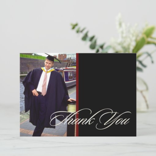 Graduation, Custom Thank You Cards, Flat | Zazzle