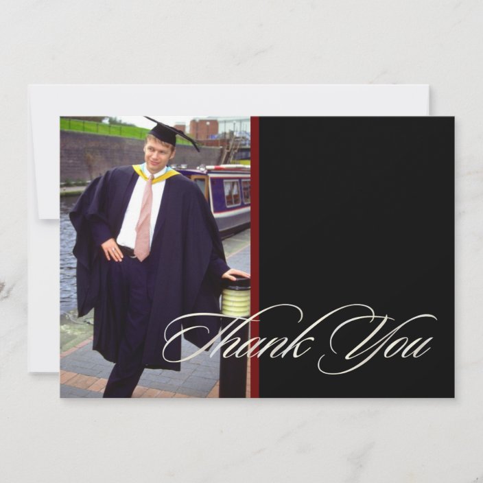 Graduation, Custom Thank You Cards, Flat | Zazzle.com