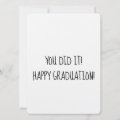 Graduation Dear Math Card | Zazzle