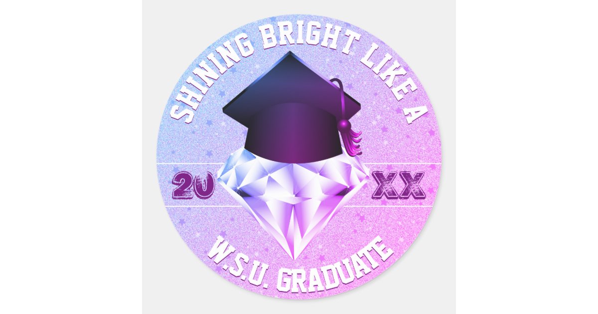 Graduation Diamond Class of | Envelope Seal | Zazzle