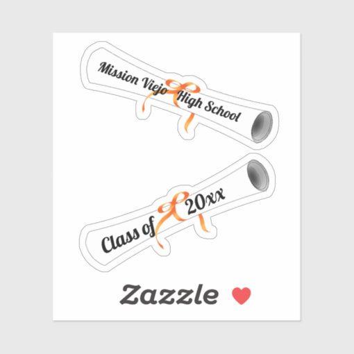 Graduation Diplomas Sticker | Zazzle