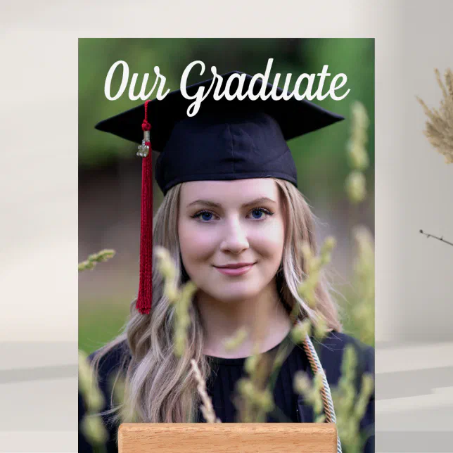 Graduation Double Sided Photo Holder | Zazzle