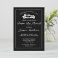 Graduation Drive By Parade Modern Minimalist Black Invitation | Zazzle