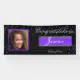 Graduation Elegant Purple Sapphires Congrats Grad Banner | Zazzle