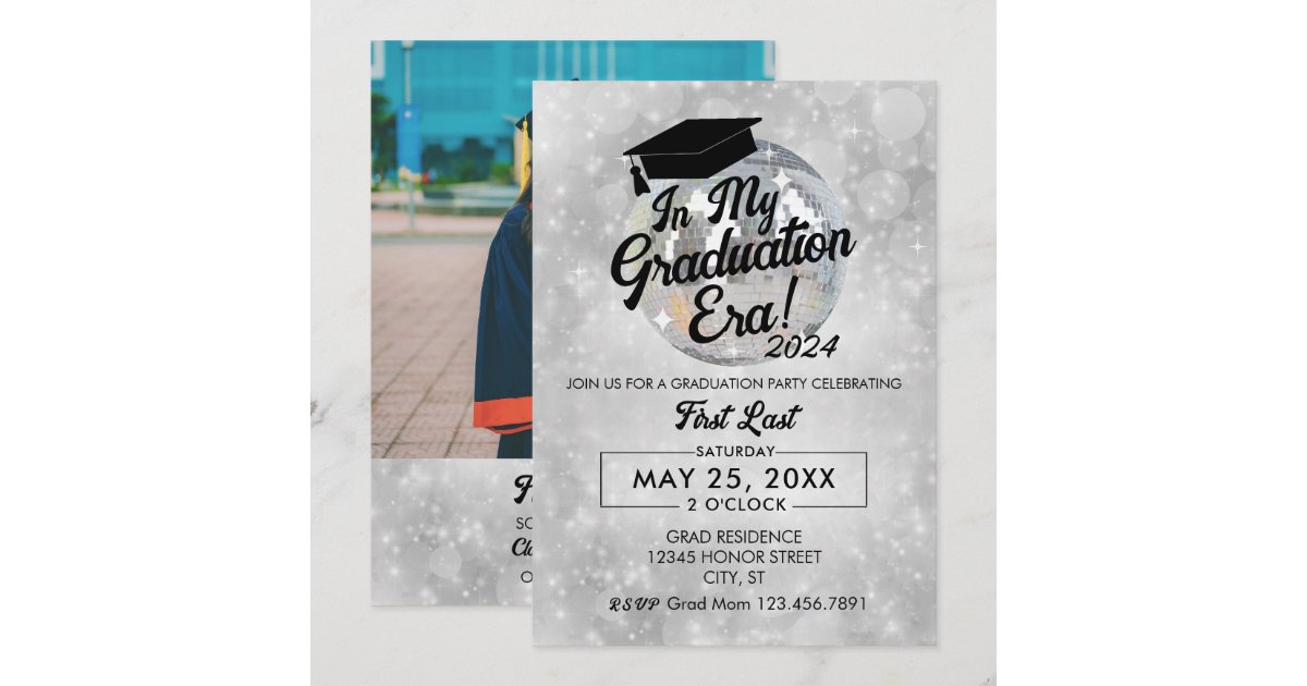 Graduation Era Graduation Party Invitation | Zazzle