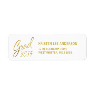 Graduation Shipping, Address, & Return Address Labels | Zazzle