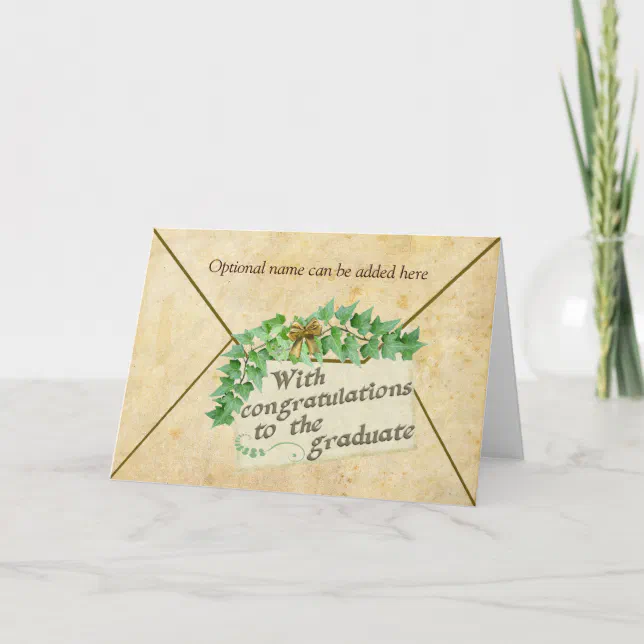 Graduation Gift Money Enclosure Card | Zazzle