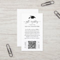 Graduation Gift Registry Card with QR Code Insert | Zazzle