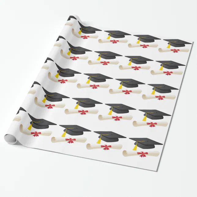 Graduation Gift Wrapping paper | Zazzle