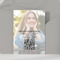 Graduation Grad Gold Calligraphy | QR Code Website Invitation | Zazzle