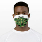 Graduation Green Diploma 2020 Adult Cloth Face Mask | Zazzle