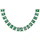 Graduation Green School Bunting Banner | Zazzle