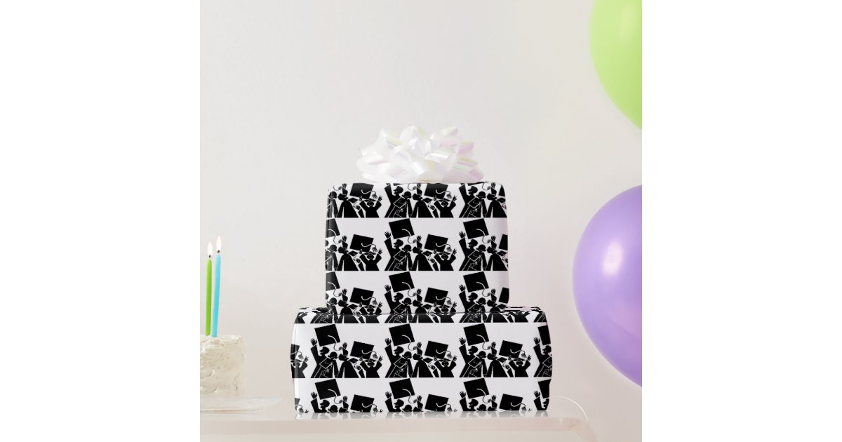 Graduation Group Class of 20?? Wrapping Paper | Zazzle