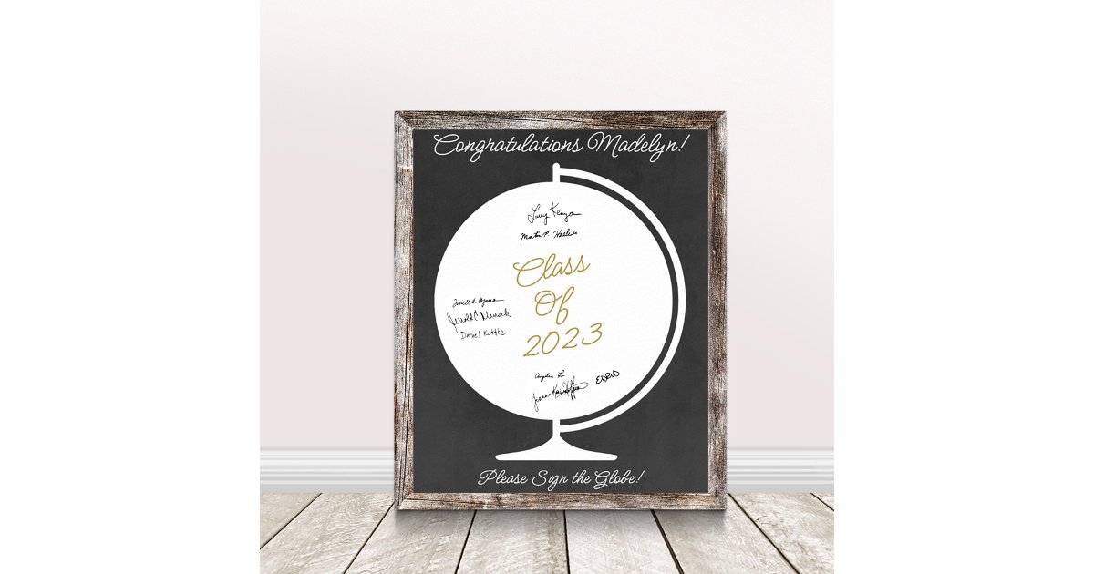 Graduation Guest Book Alternative Custom Poster | Zazzle
