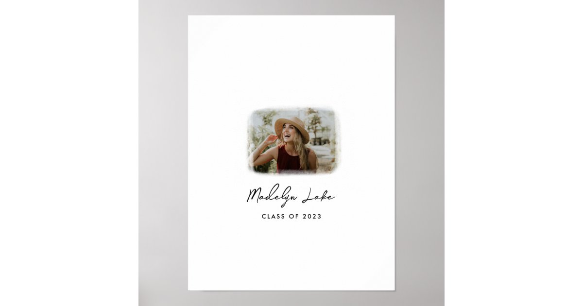 Graduation Guest Book Alternative Signable Poster | Zazzle
