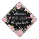 Graduation Inspirational Pink Black All Your Heart Graduation Cap ...