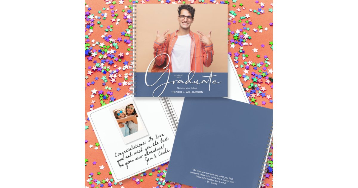 Graduation Instant Photo Guest Book | Zazzle