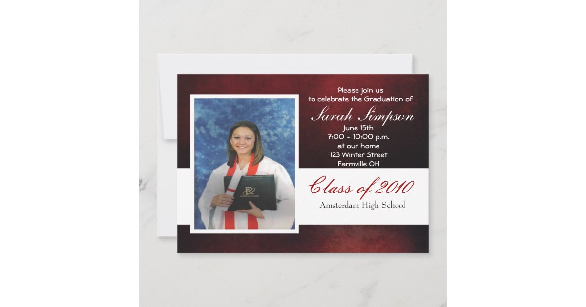 Graduation Invitation Cards | Zazzle