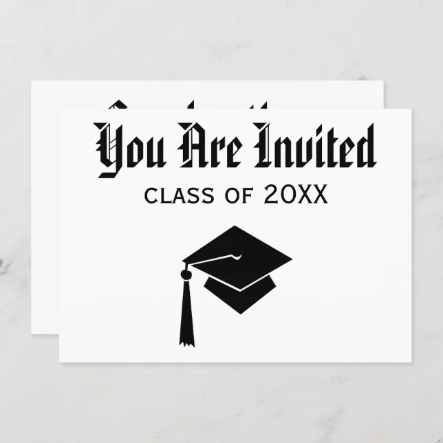 Graduation Invitations | Zazzle