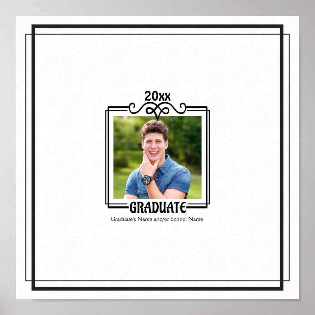 Graduation Keepsake Autograph Poster | Zazzle