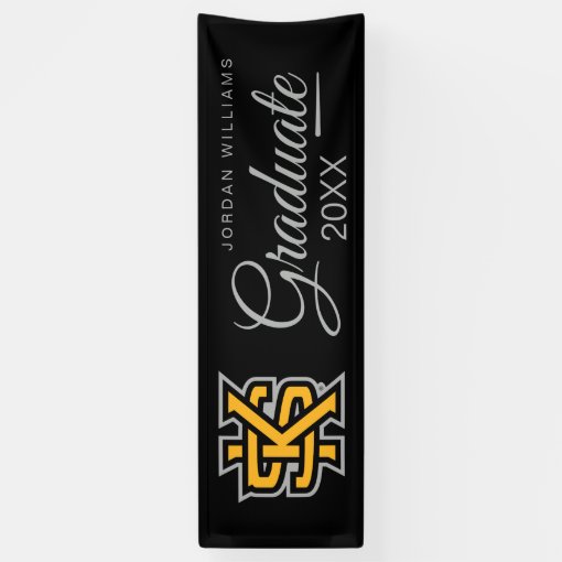 Graduation Kennesaw State Primary Mark Banner | Zazzle